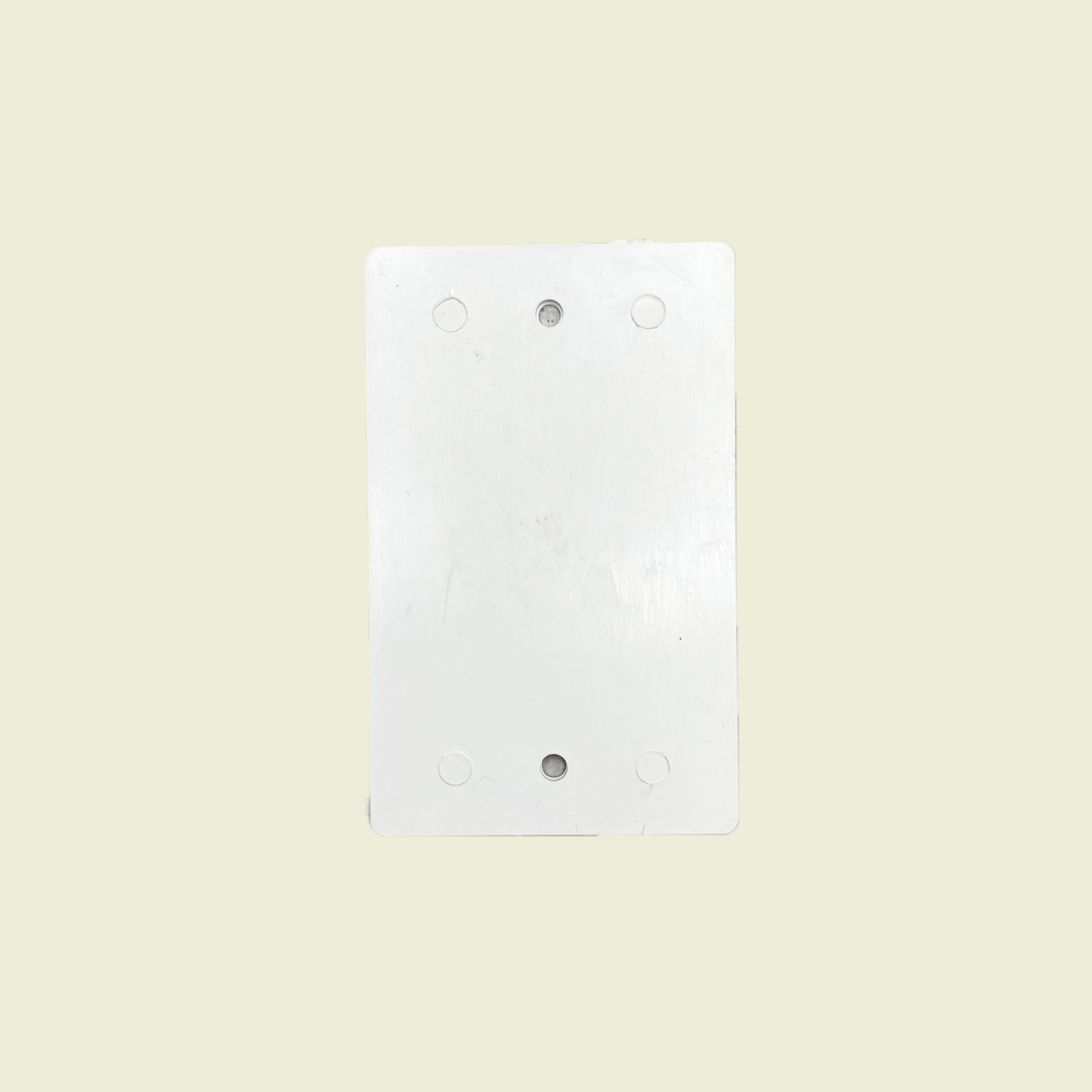 PVC 2″x4″ Electrical Can Blank Cover Plate • Samaroo's Materials ...