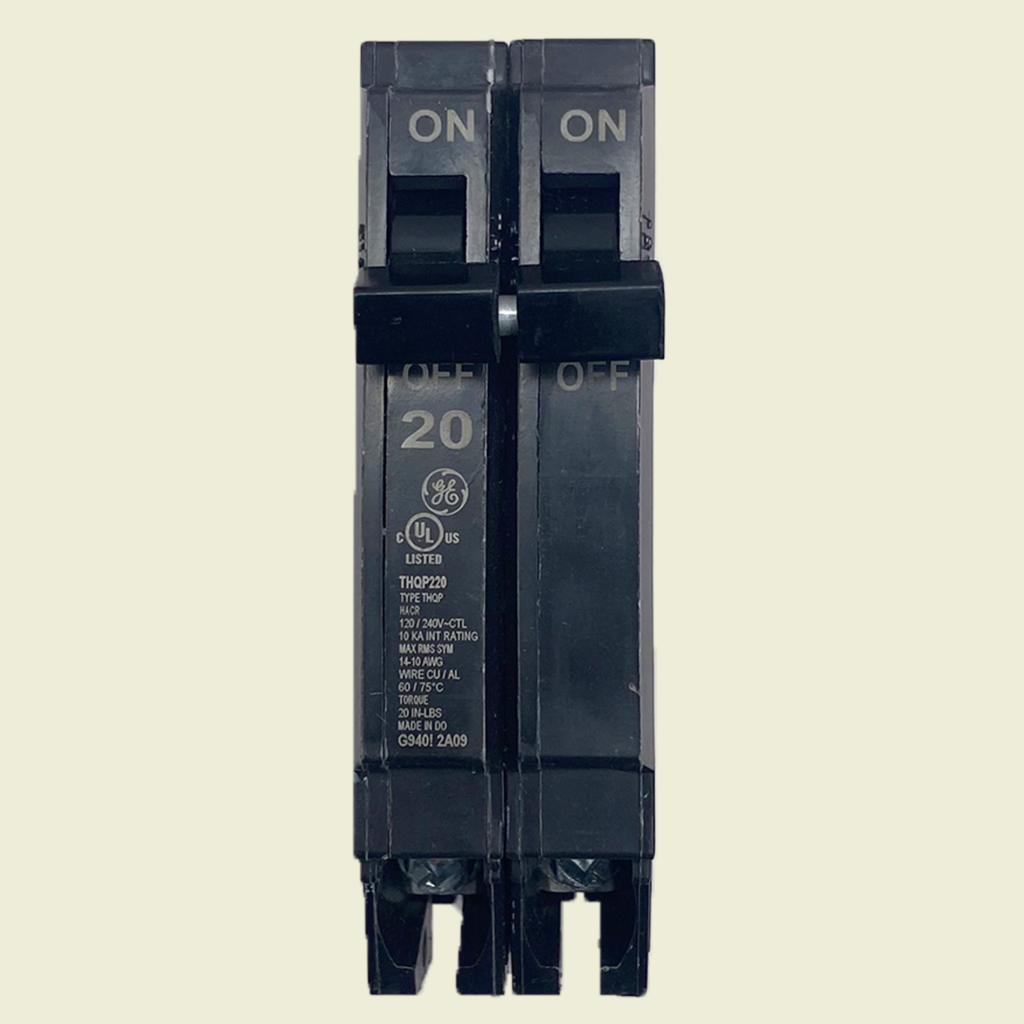 20A Double Pole Half Size Breaker • Samaroo's Materials & General LTD