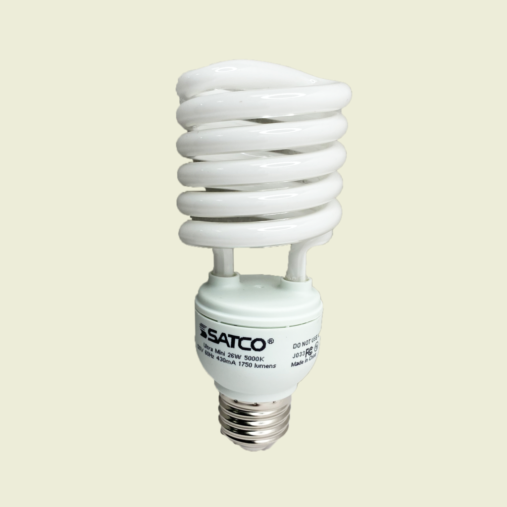 Satco 26W Energy Saver Spiral Bulb • Samaroo's Materials & General LTD