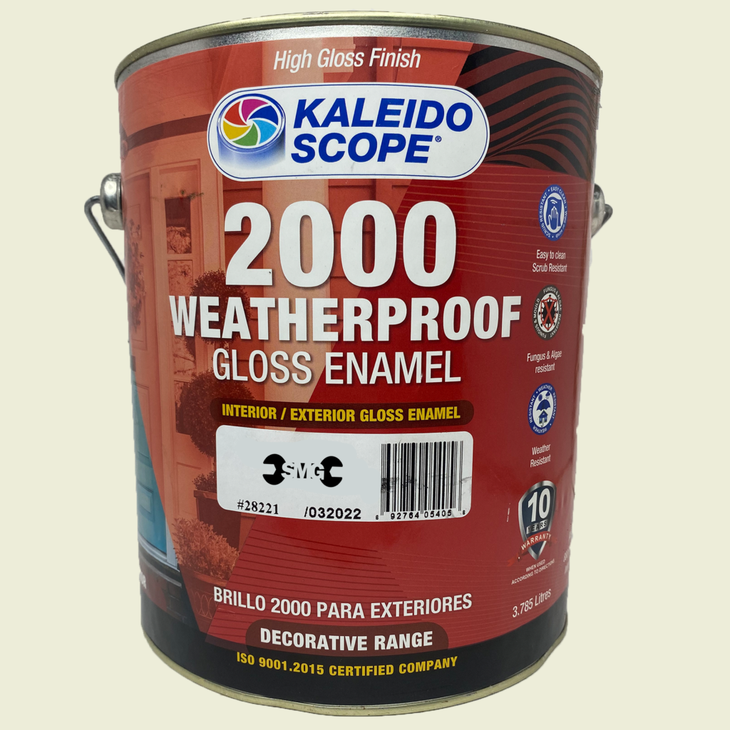 Kaleidoscope 2000 Weatherproof Gloss Paint Gallon • Samaroo's Materials ...