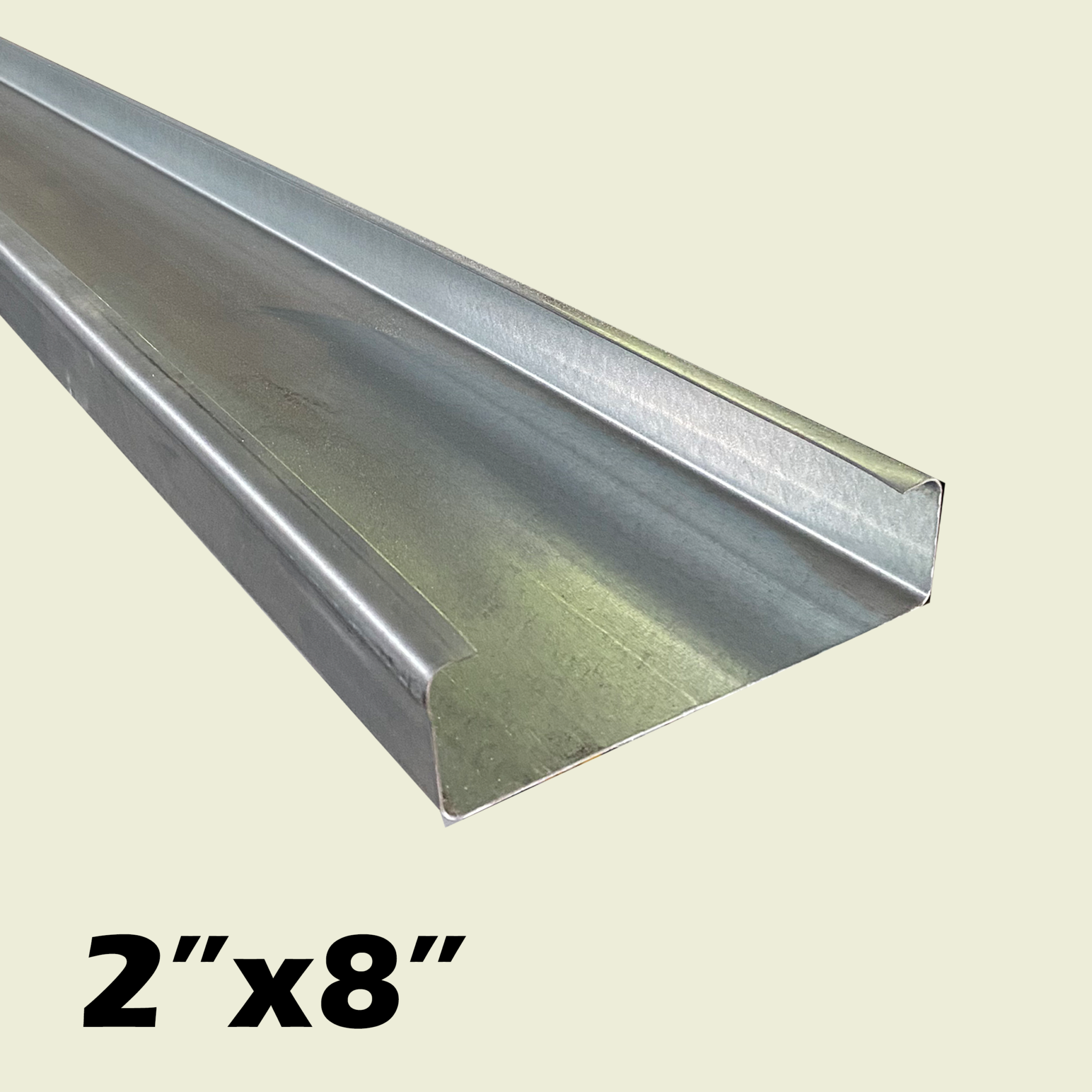 2″ x 8″ x 20′ C-Purlin 1.2mm~1.5mm • Samaroo's Materials & General LTD