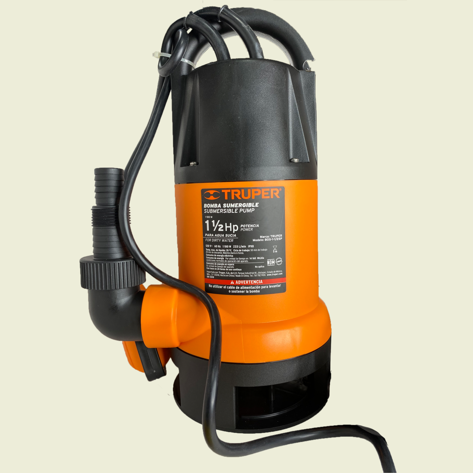 Truper 1.5HP Submersible Pump • Samaroo's Materials & General LTD
