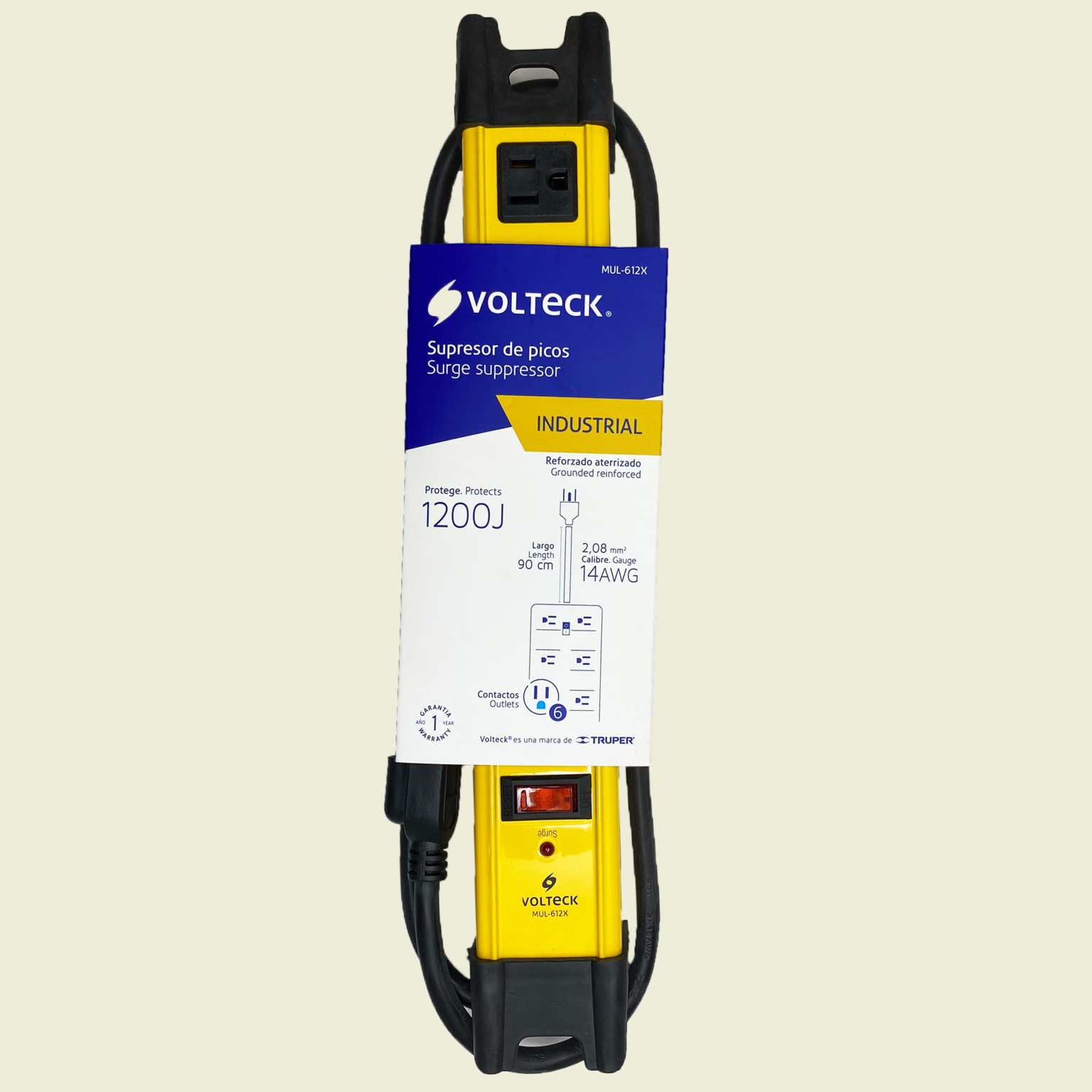 Volteck Industrial Surge suppressor 6 Outlet • Samaroo's Materials ...