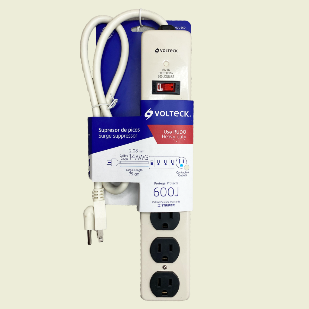 Volteck Industrial Surge suppressor 6 Outlet • Samaroo's Materials ...