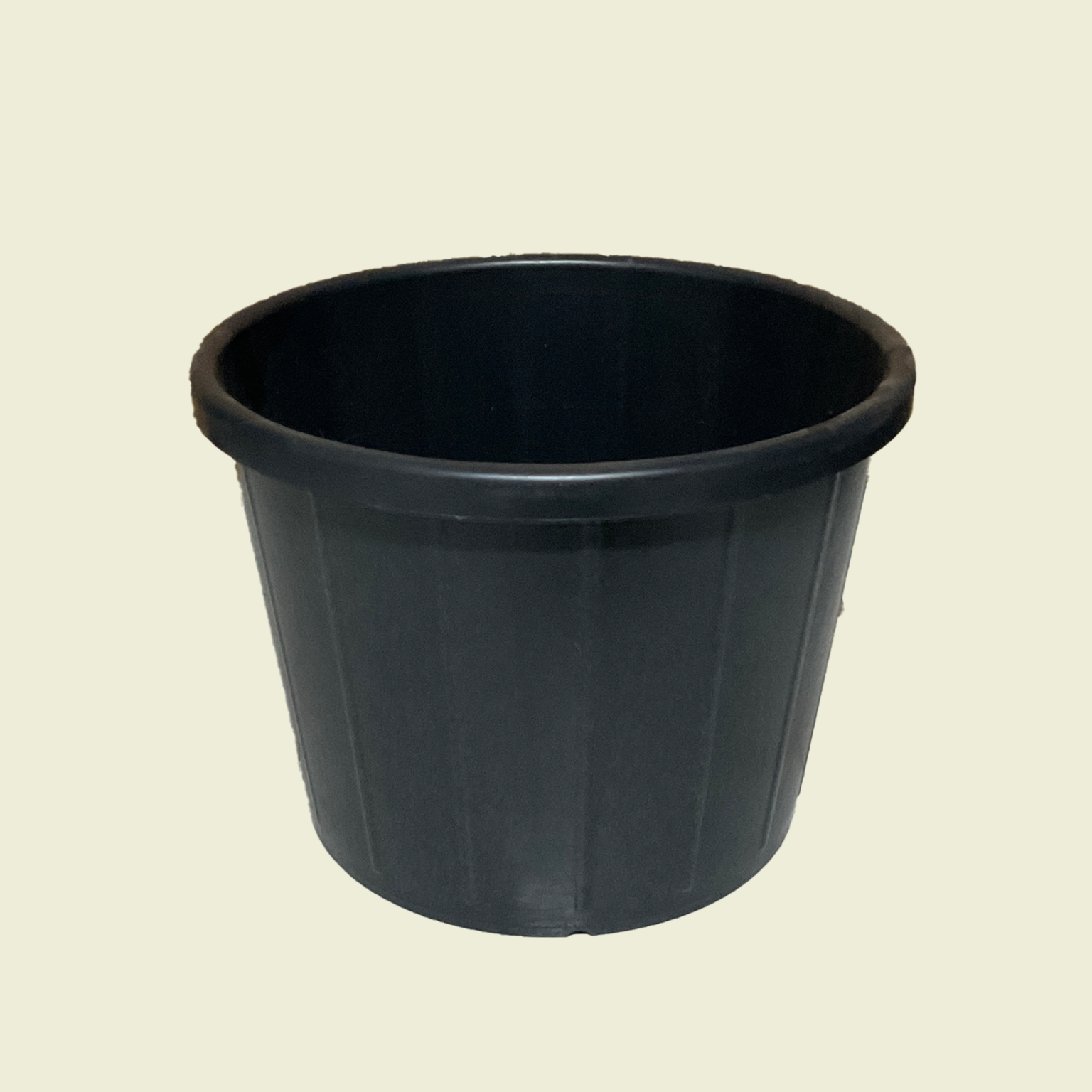 Black Heavy Duty Plastic Pot • Samaroo's Materials & General LTD