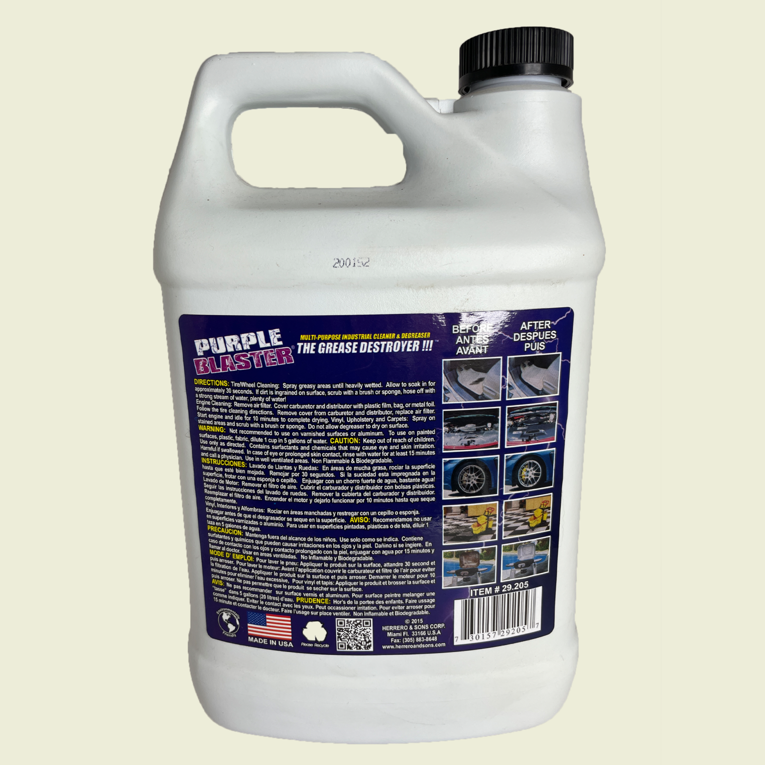Heavy Duty Purple Blaster 1Gal • Samaroo's Materials & General LTD