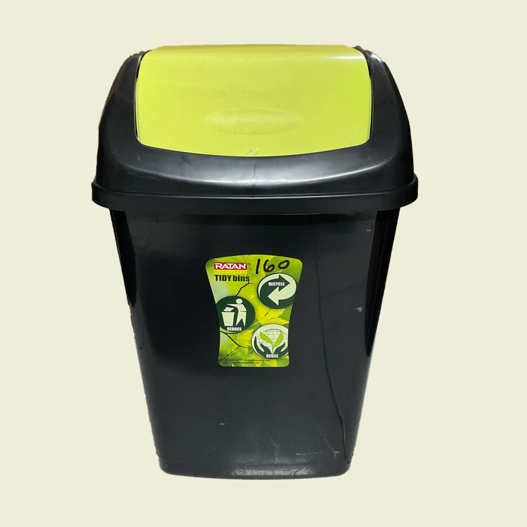 Ratan Plasticware Swing top Tidy Bin • Samaroo's Materials & General LTD
