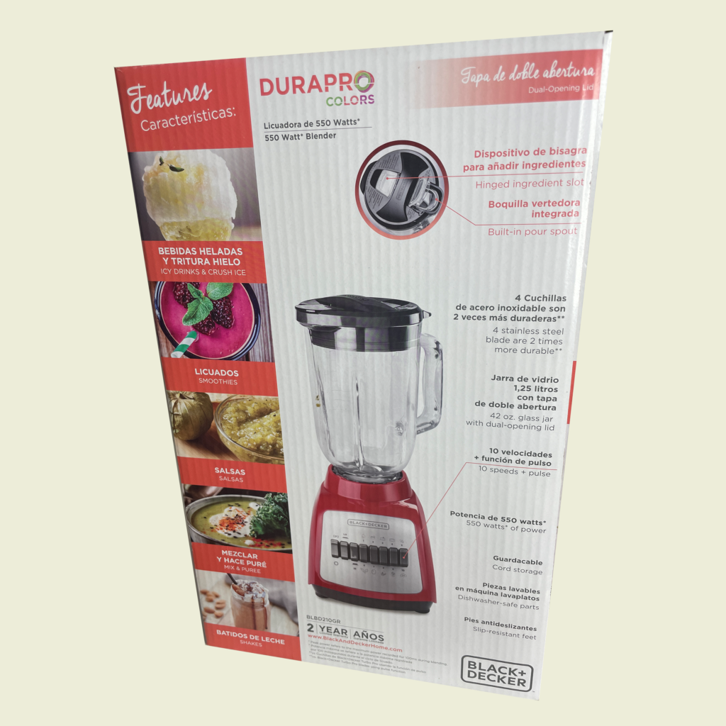 Black & Decker Durapro Colors Blender 550W • Samaroo's Materials ...
