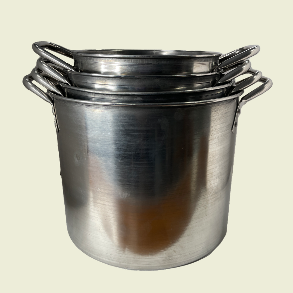 Liso 4pcs Stainless Steel Stock Pots • Samaroo's Materials & General LTD