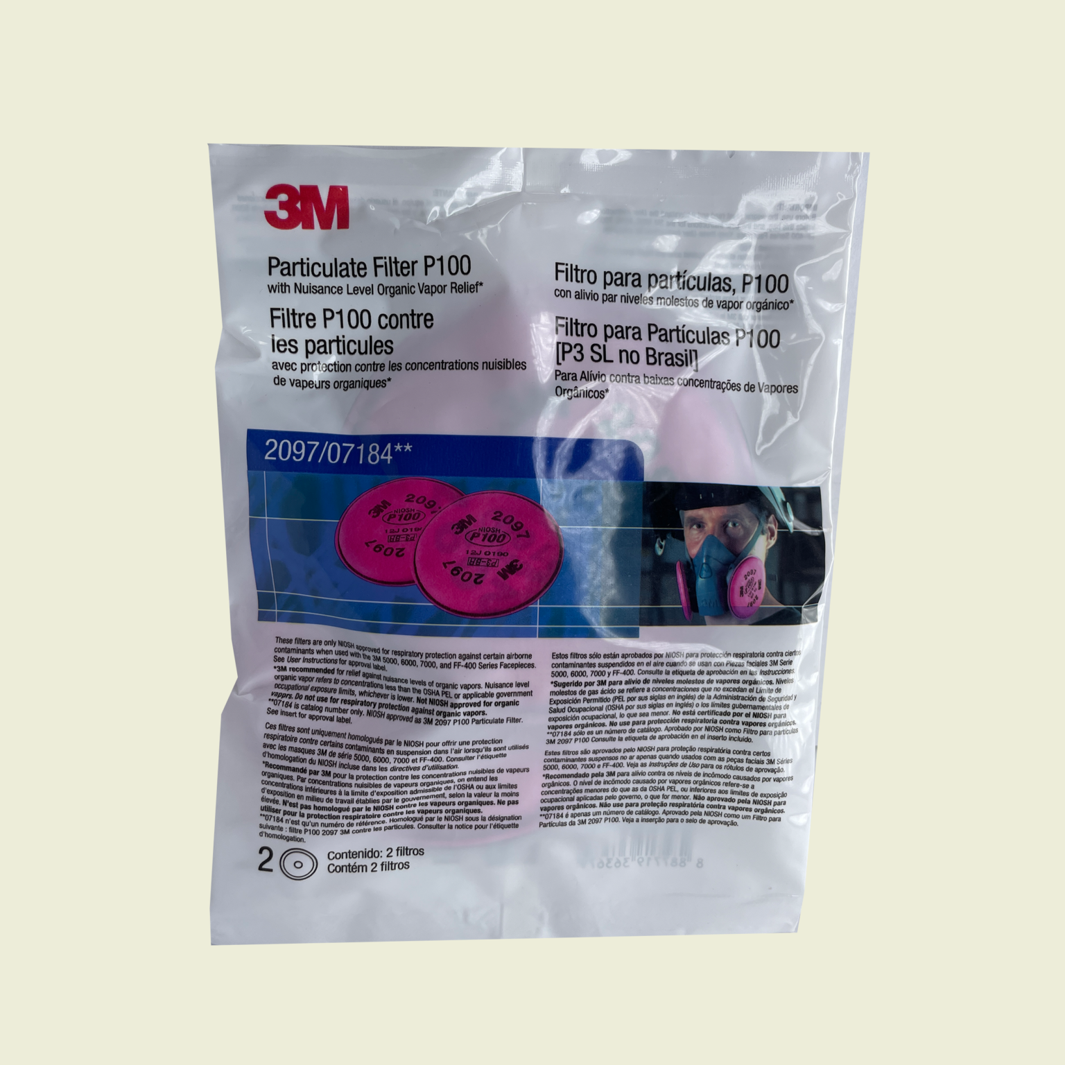3M Particulate Filter P100 • Samaroo's Materials & General LTD