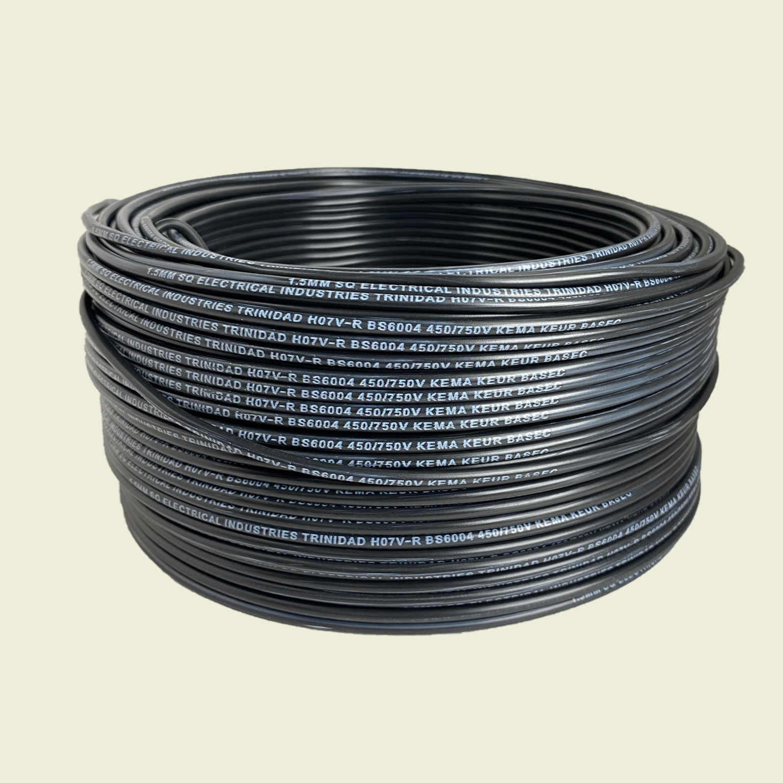 1.5mm Black Single Core Wire • Samaroo's Materials & General LTD