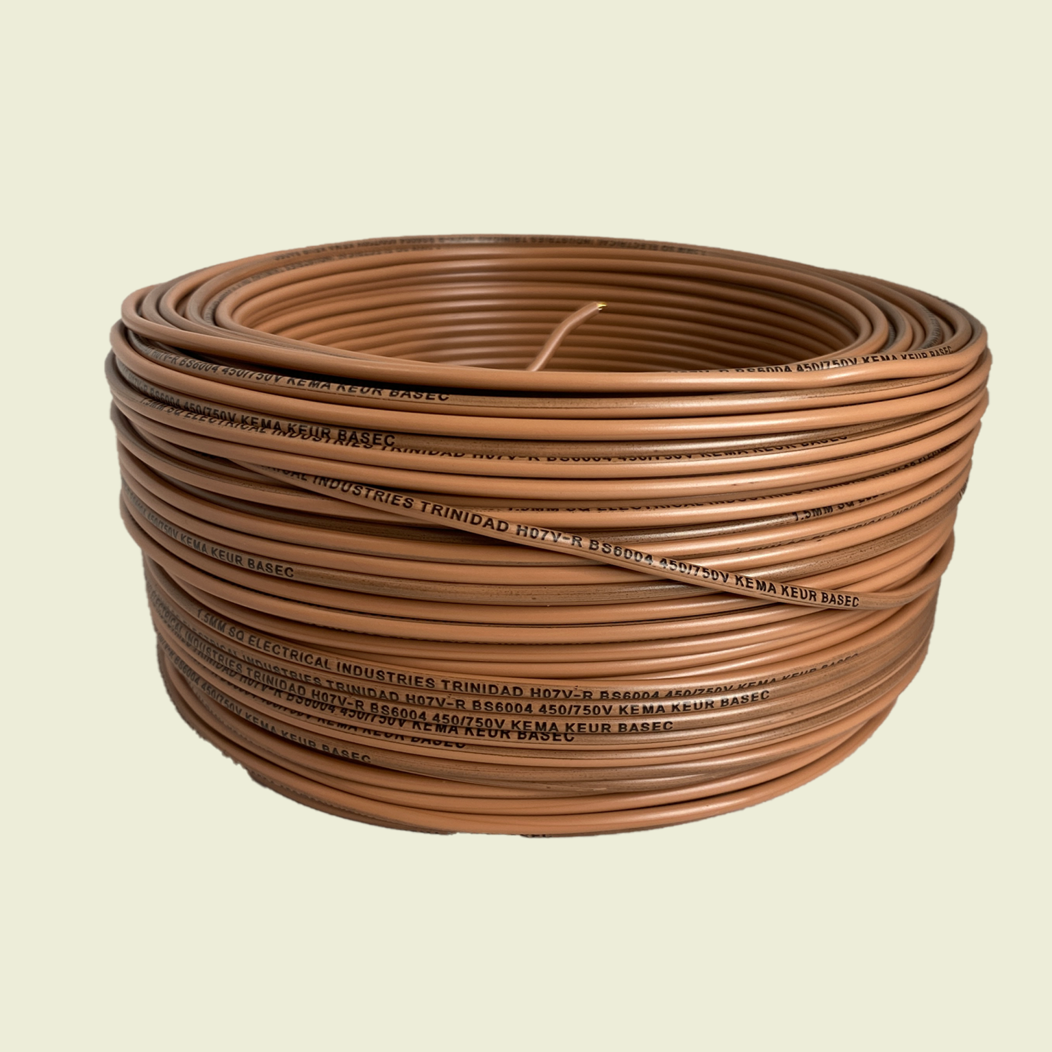 1.5mm Brown Single Core Wire • Samaroo's Materials & General LTD