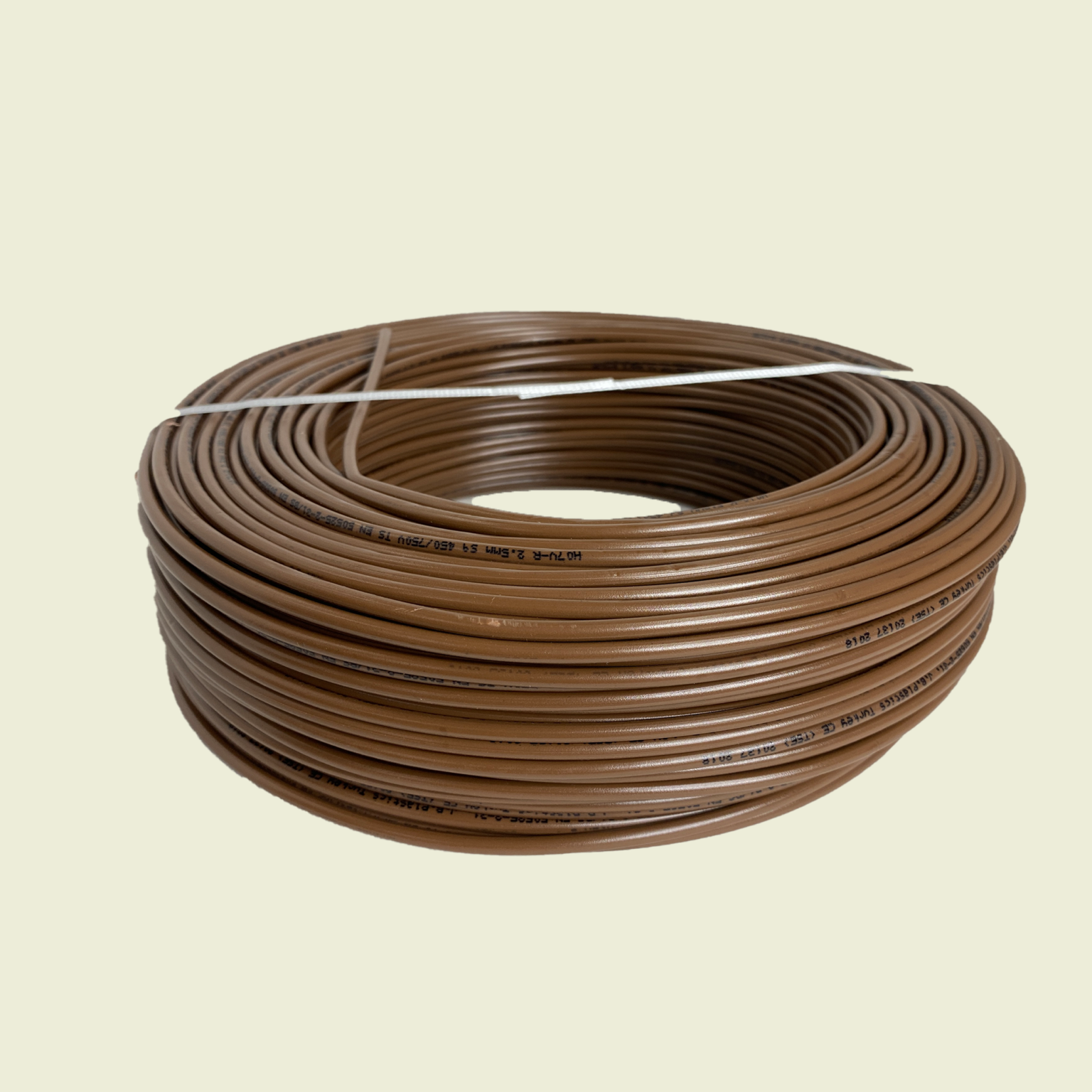 2.5mm Brown Single Core Wire • Samaroo's Materials & General LTD