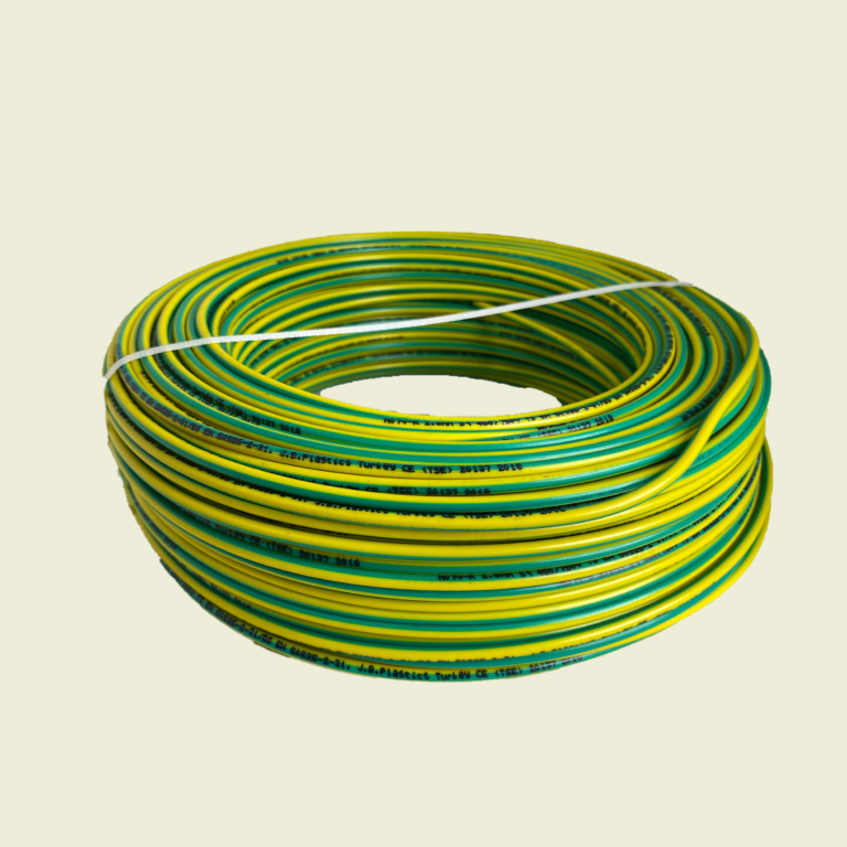2.5mm GreenYellow Single Core Wire • Samaroo's Materials & General LTD