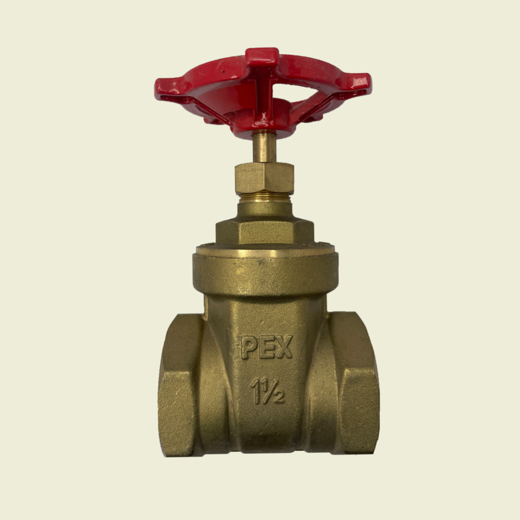 Pex Brass Gate Valve 1½” • Samaroo's Materials & General LTD