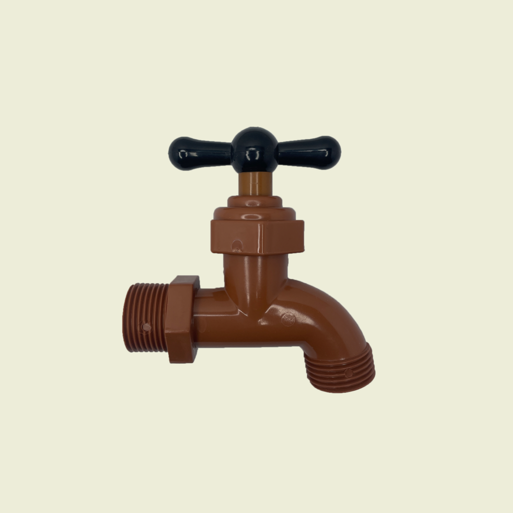 ¾” Brown PVC Garden Tap • Samaroo's Materials & General LTD