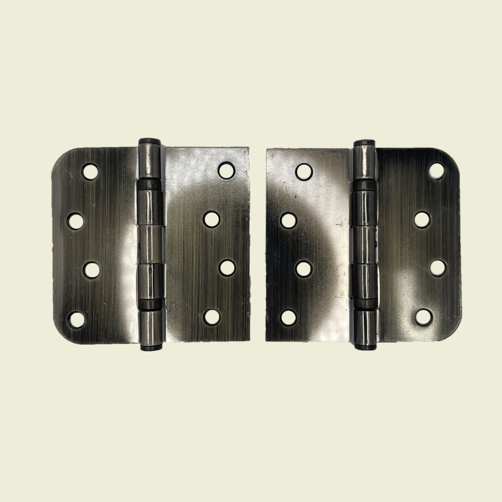 4″ x 4″ Heavy Brushed Steel Hinges • Samaroo's Materials & General LTD