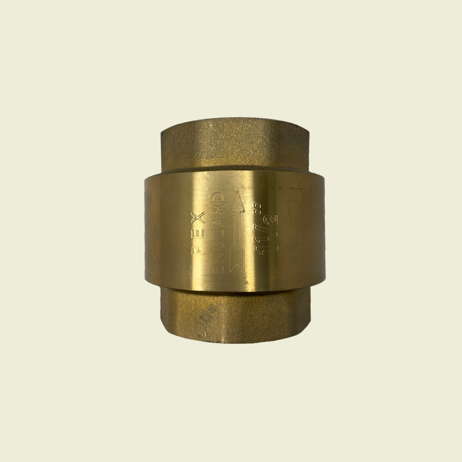 Pex Brass Spring Check Valve 1-1/2″ • Samaroo's Materials & General LTD