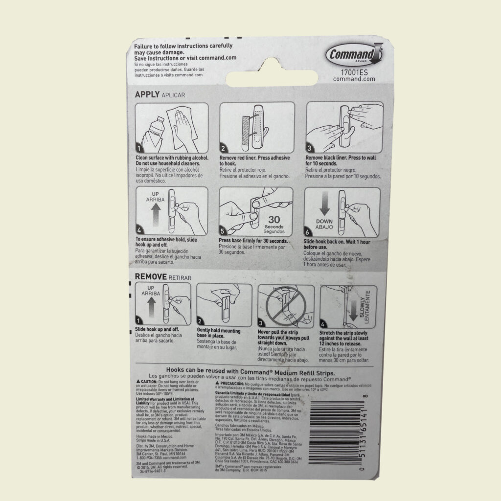 3M Command Hooks • Samaroo's Materials & General LTD