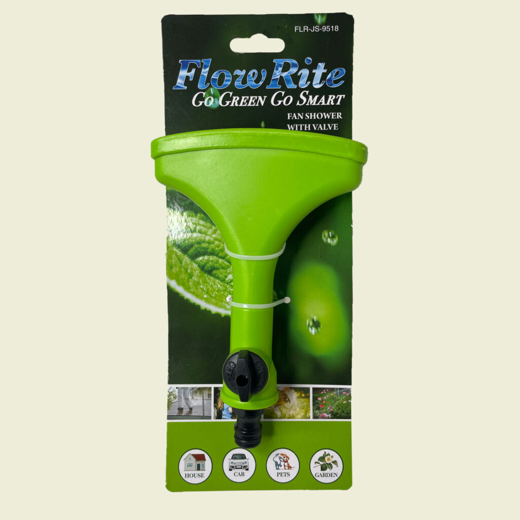 FlowRite Fan Shower w/ Valve • Samaroo's Materials & General LTD