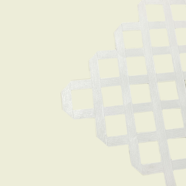 3″x3″ Diamond Vinyl Lattice (Green/White/Brown) • Samaroo's Materials ...