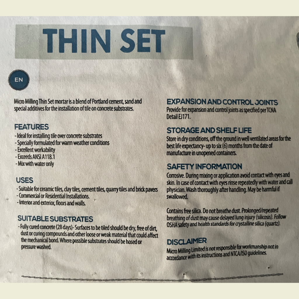 Micro Milling Regular Thin Set • Samaroo's Materials & General LTD