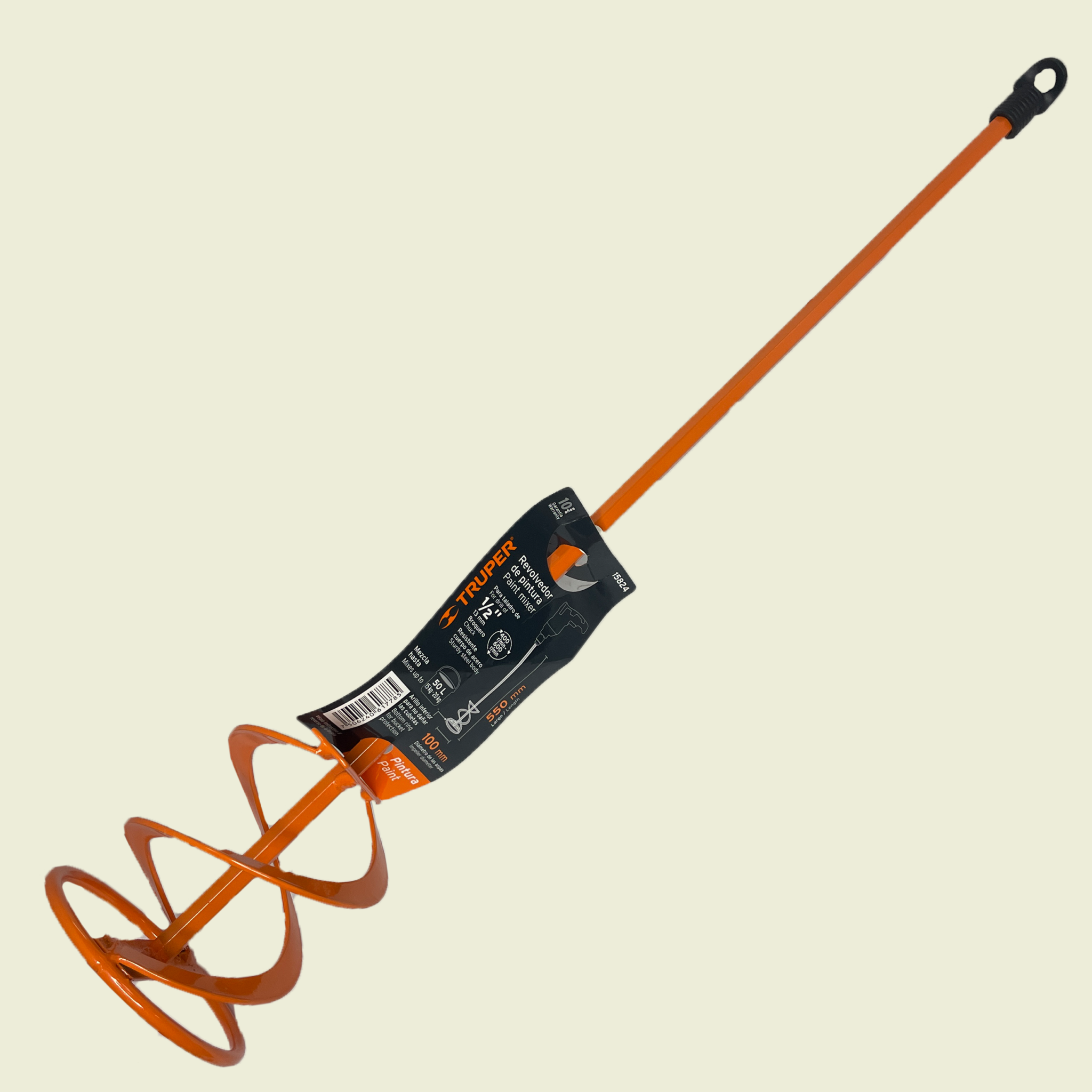 Truper Paint/Thinset Mixer 55cm x 10cm • Samaroo's Materials & General LTD