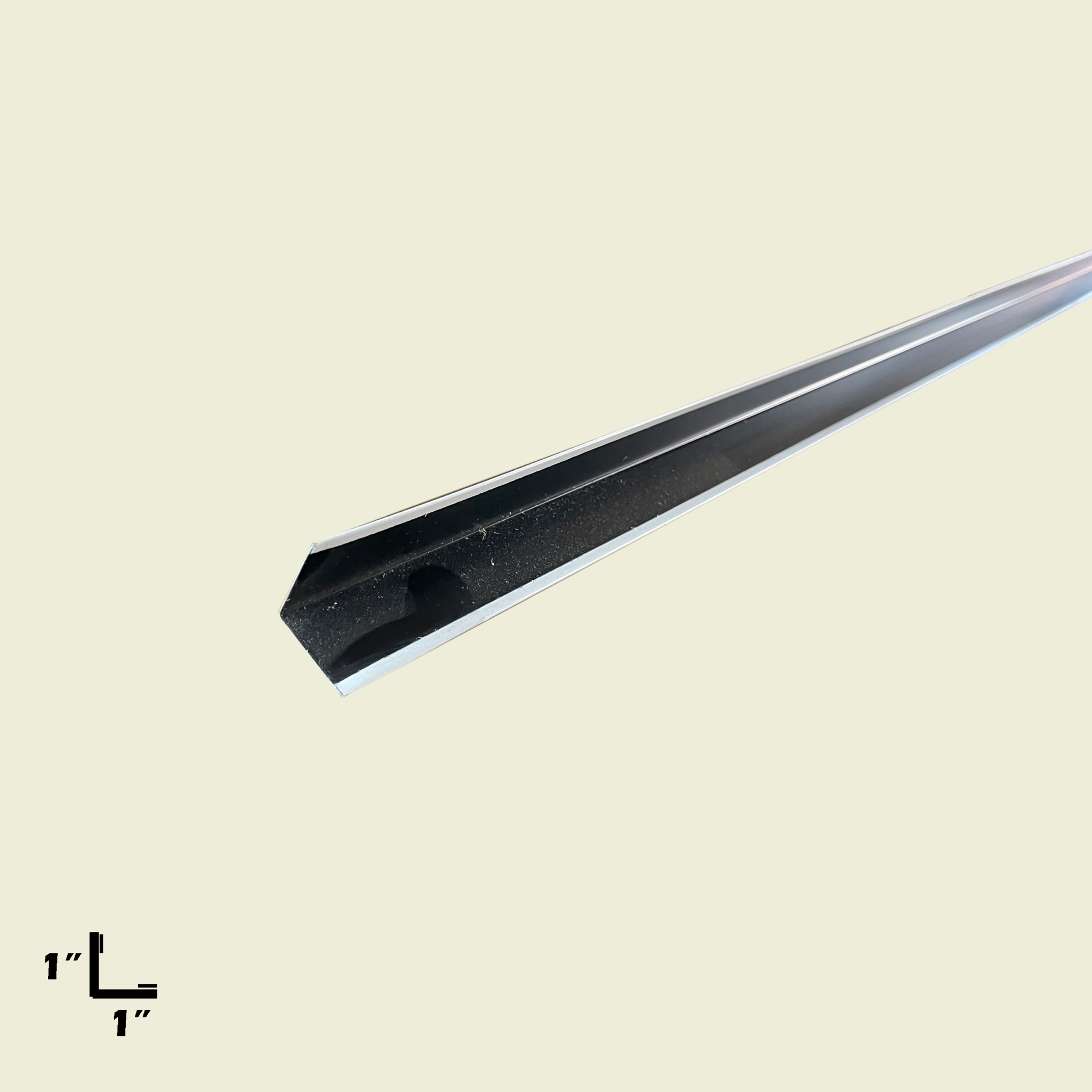 1″ x 1″ x 10′ Imported Wall Angle 26g Painted w/ Stiffener • Samaroo's ...