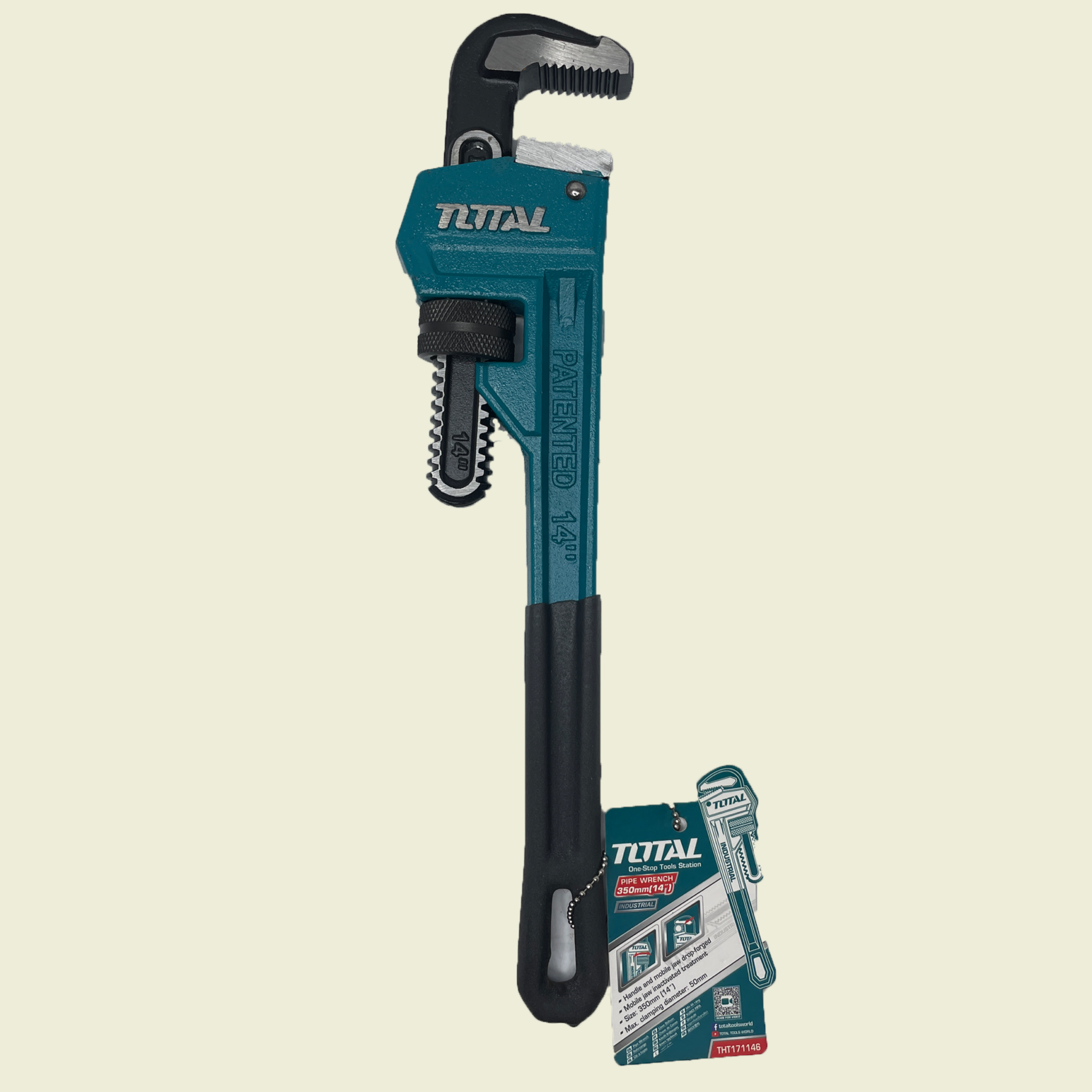 Total 14″ Industrial Pipe Wrench • Samaroo's Materials & General LTD