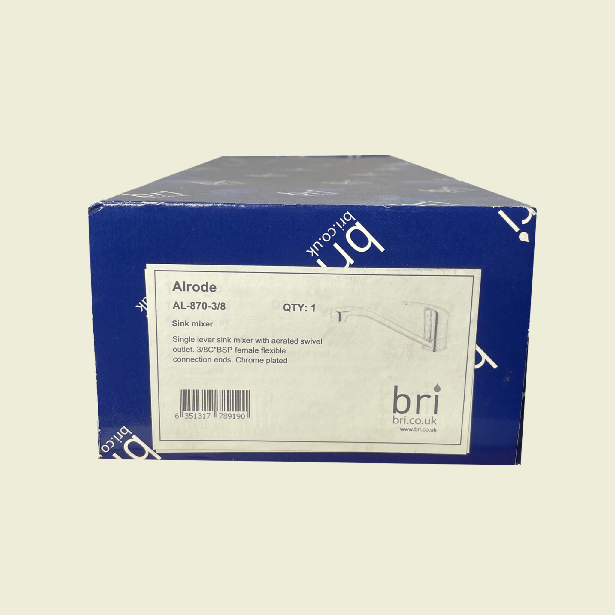 Bri Alrode Polished Chrome Sink Mixer • Samaroo's Materials & General LTD