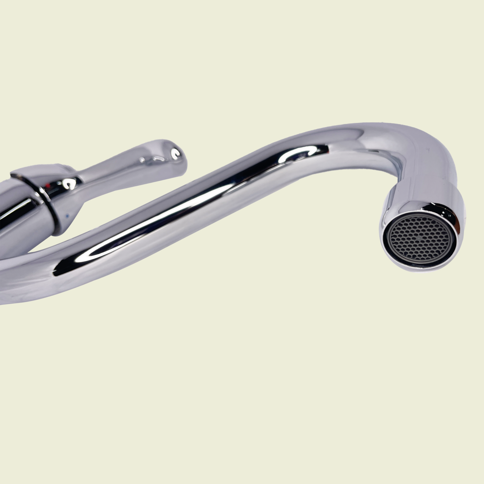 Huayi Single Lever Curved Sink Mixer • Samaroo's Materials & General LTD