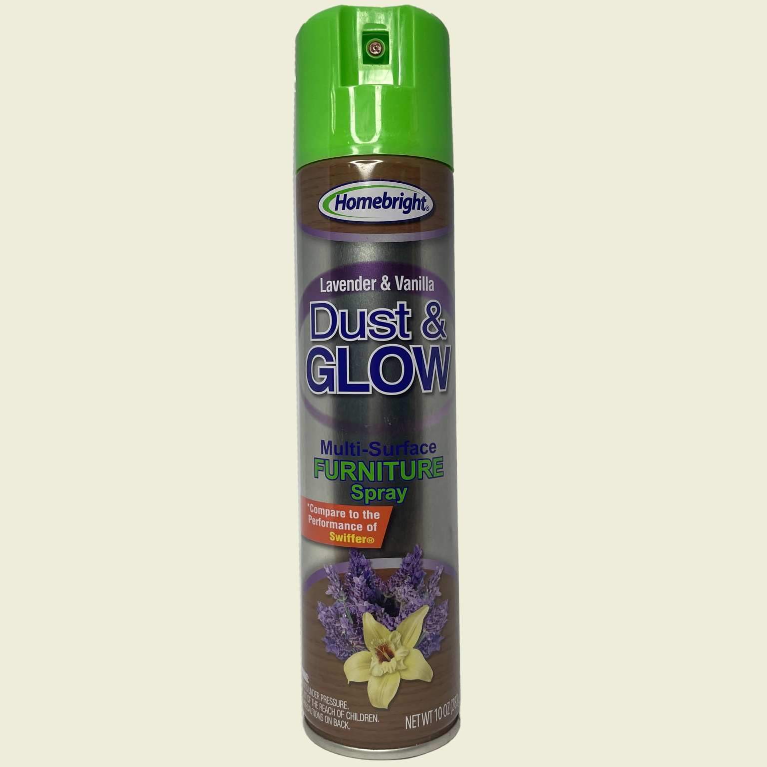 Homebright Dust and Glow Spray 10oz • Samaroo's Materials & General LTD