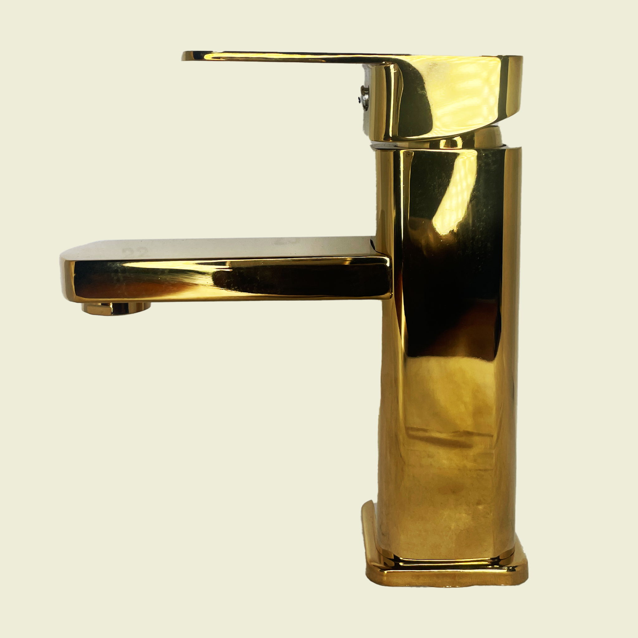 Aqua Plus Gold Bathroom Faucet • Samaroo's Materials & General LTD