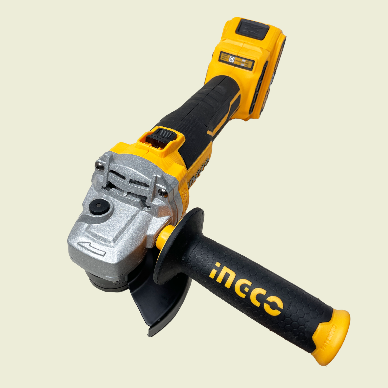 Ingco 4 ½” Lithium-Ion Angle Grinder 20V • Samaroo's Materials ...