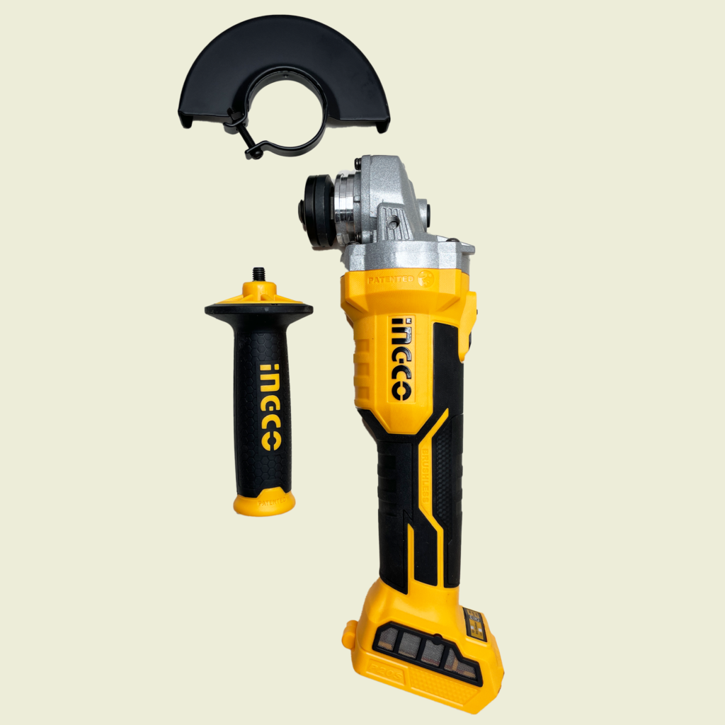 Ingco 4 ½” Lithium-Ion Angle Grinder 20V • Samaroo's Materials ...