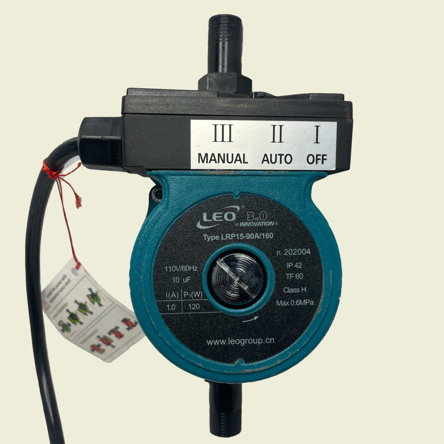 Leo 123W In-Line Pump • Samaroo's Materials & General LTD