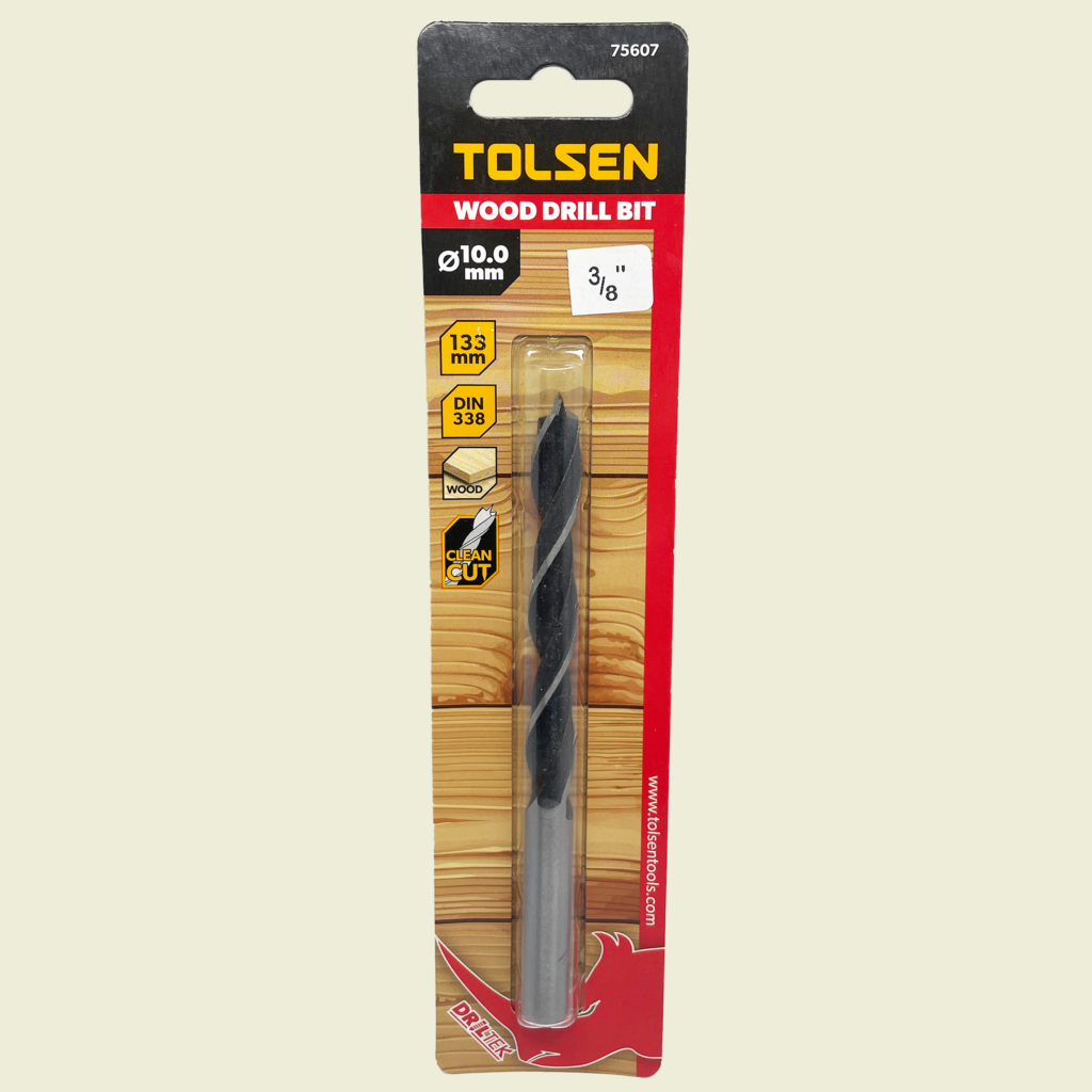 Tolsen ⅜” Wood Drill Bit • Samaroo's Materials & General LTD
