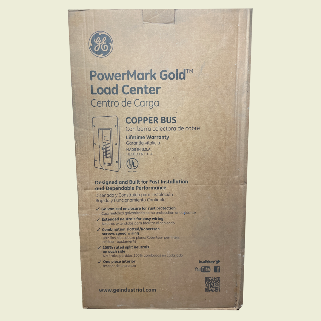 GE Powermark Gold 200A Load Center • Samaroo's Materials & General LTD
