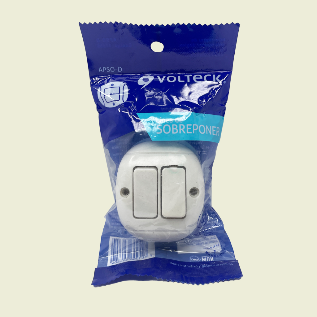 Volteck Surface Mount Duplex Switch • Samaroo's Materials & General LTD