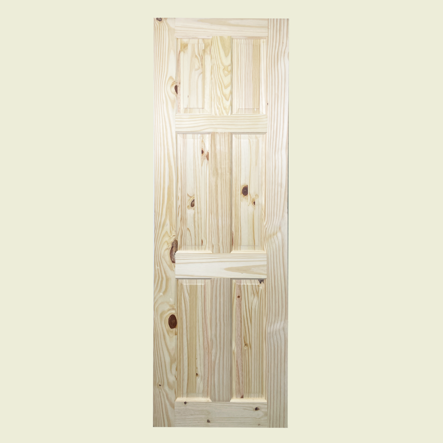 24″ x 80″ Natural Pine IBI Panel Door • Samaroo's Materials & General LTD
