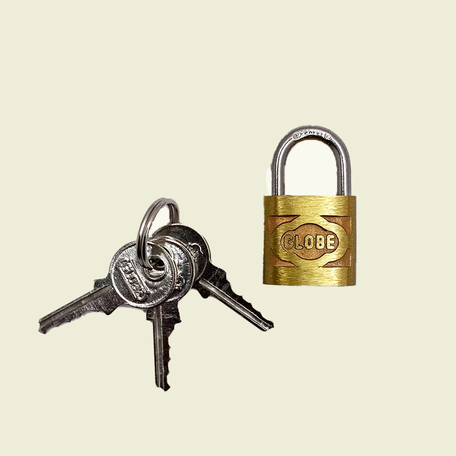 Globe 1½” Brass Padlock • Samaroo's Materials & General LTD