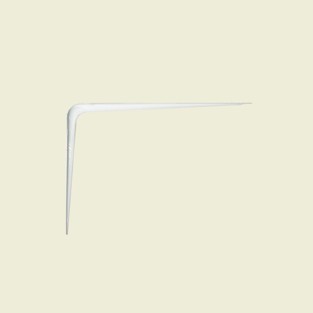 White 10″ x 8″ L-Bracket • Samaroo's Materials & General LTD