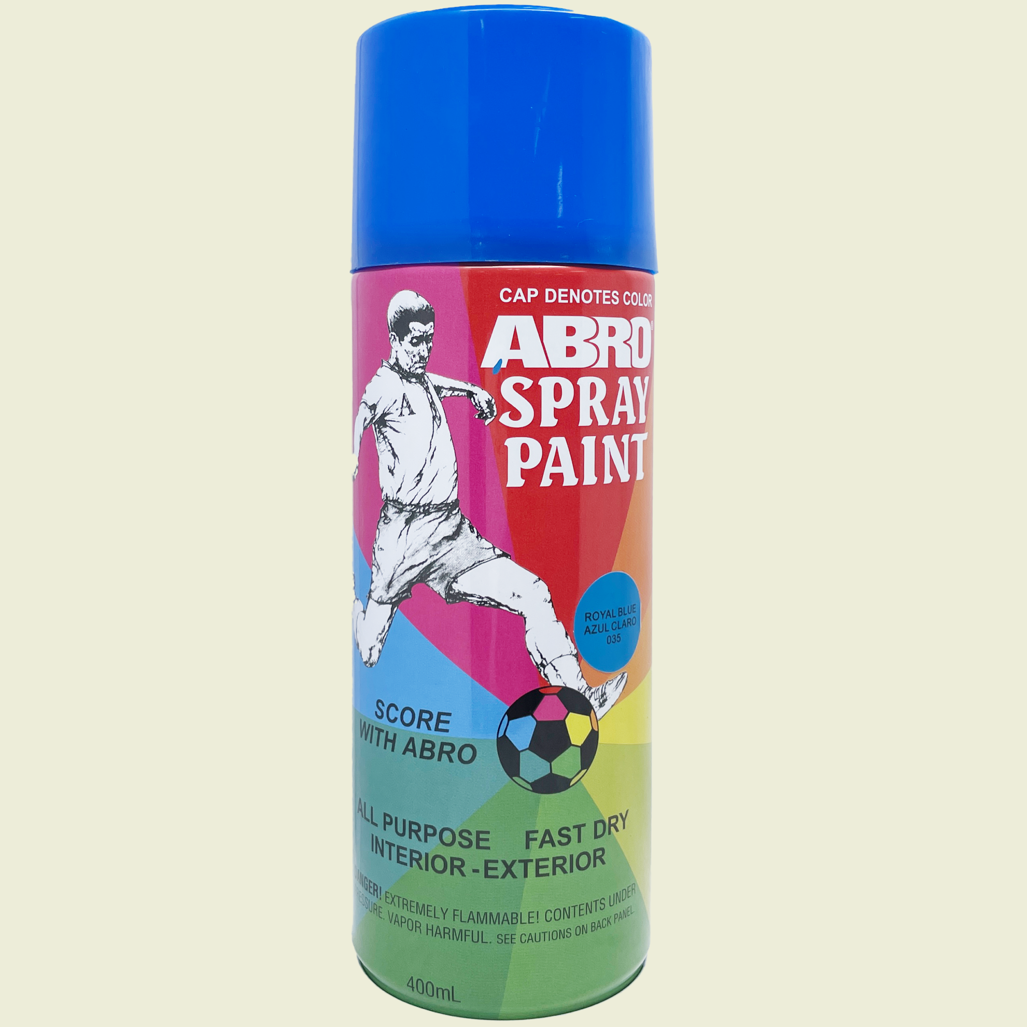 Abro Royal Blue Primer Spray Paint • Samaroo's Materials & General LTD