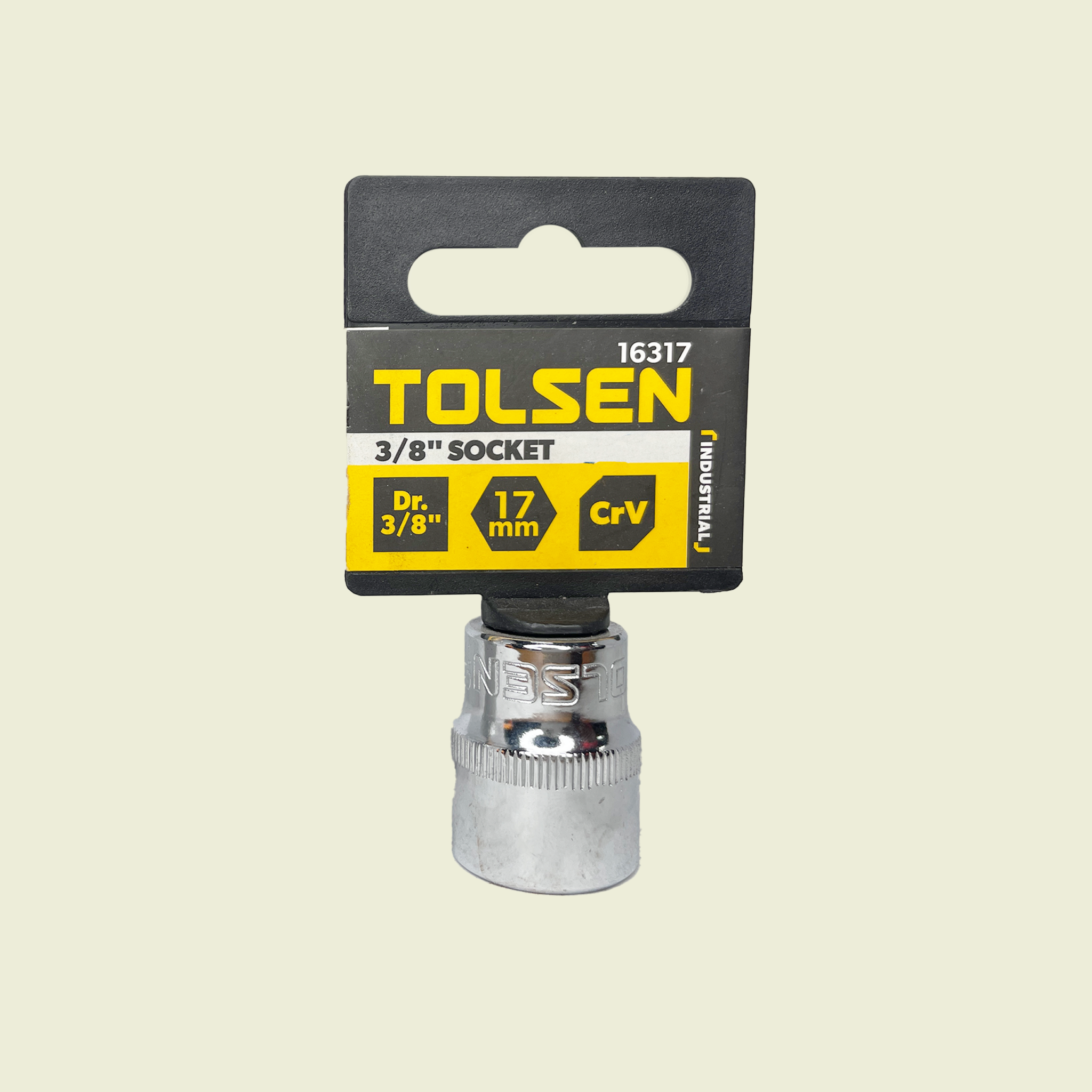 Tolsen ⅜” x 17mm Socket • Samaroo's Materials & General LTD