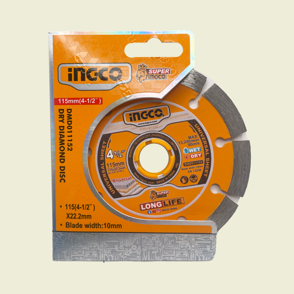 Ingco 4½” Diamond Cutting Disc • Samaroo's Materials & General LTD