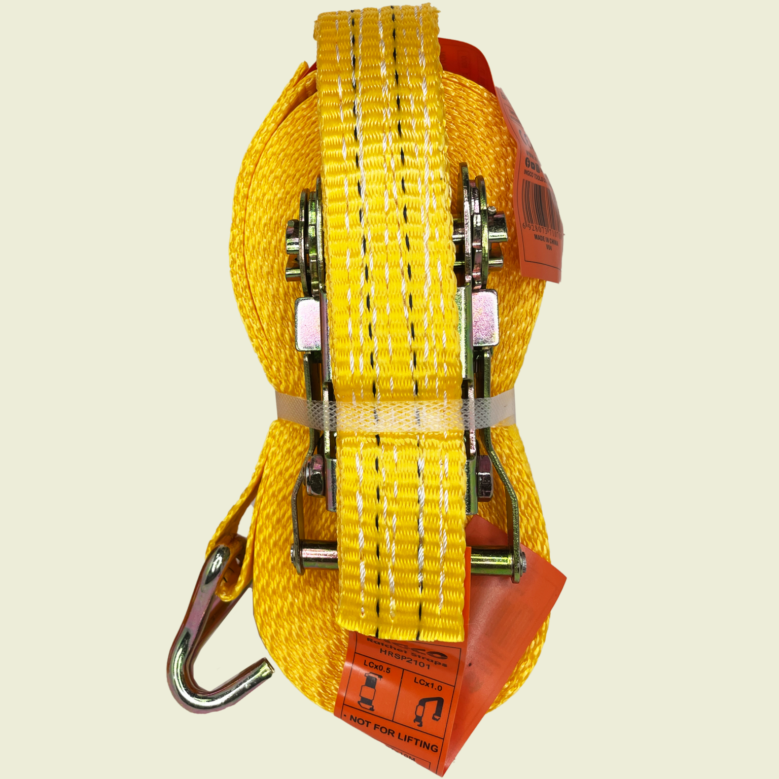 Ingco 2T x 10m Ratchet Strap • Samaroo's Materials & General LTD